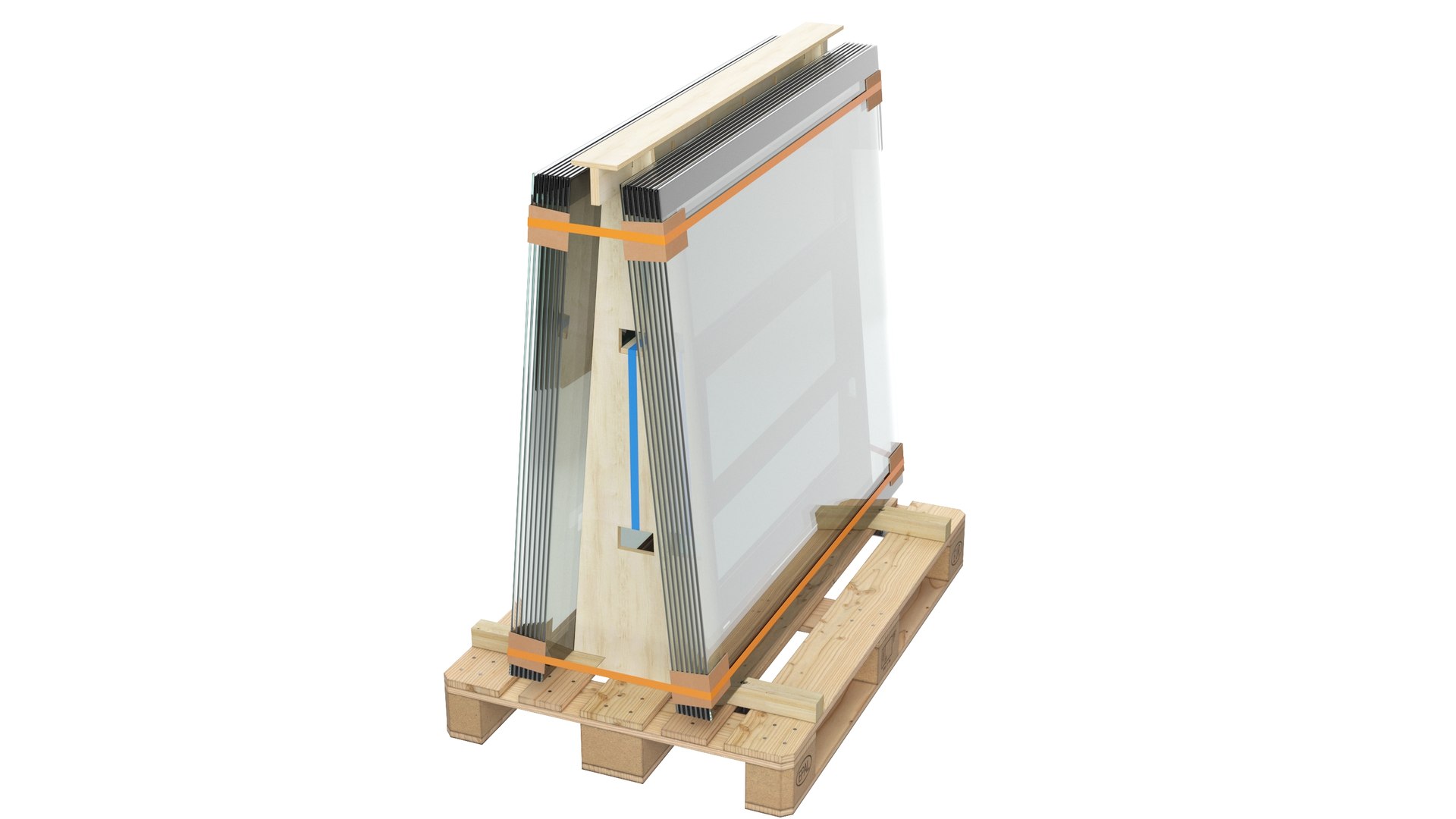 Single A-Frame Pallet Model - TurboSquid 2040232