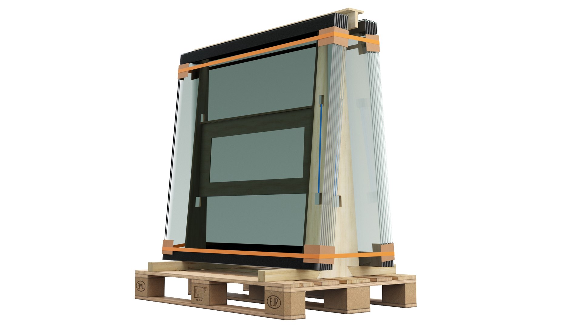 Single A-Frame Pallet Model - TurboSquid 2040232