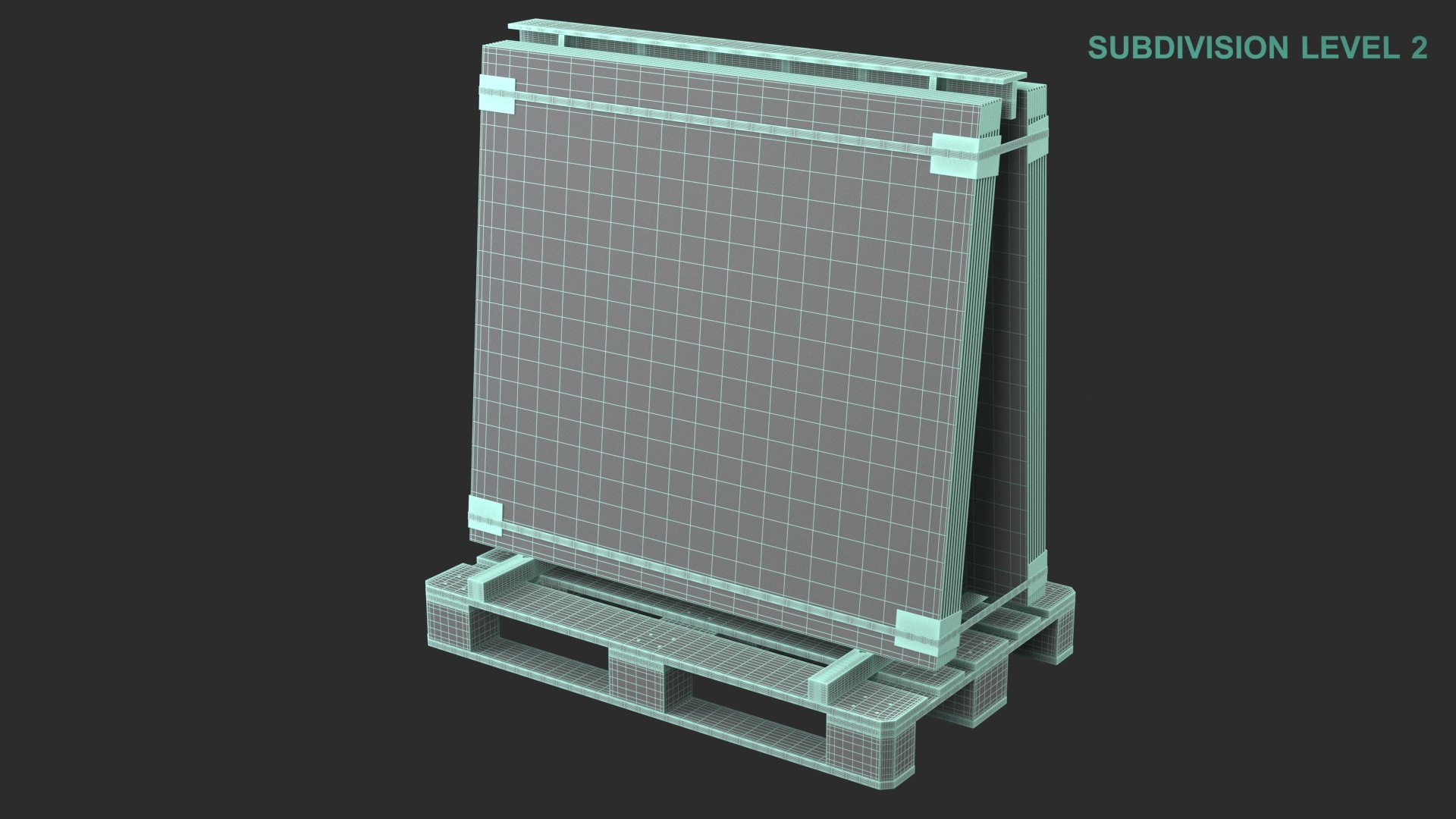 Single A-Frame Pallet Model - TurboSquid 2040232