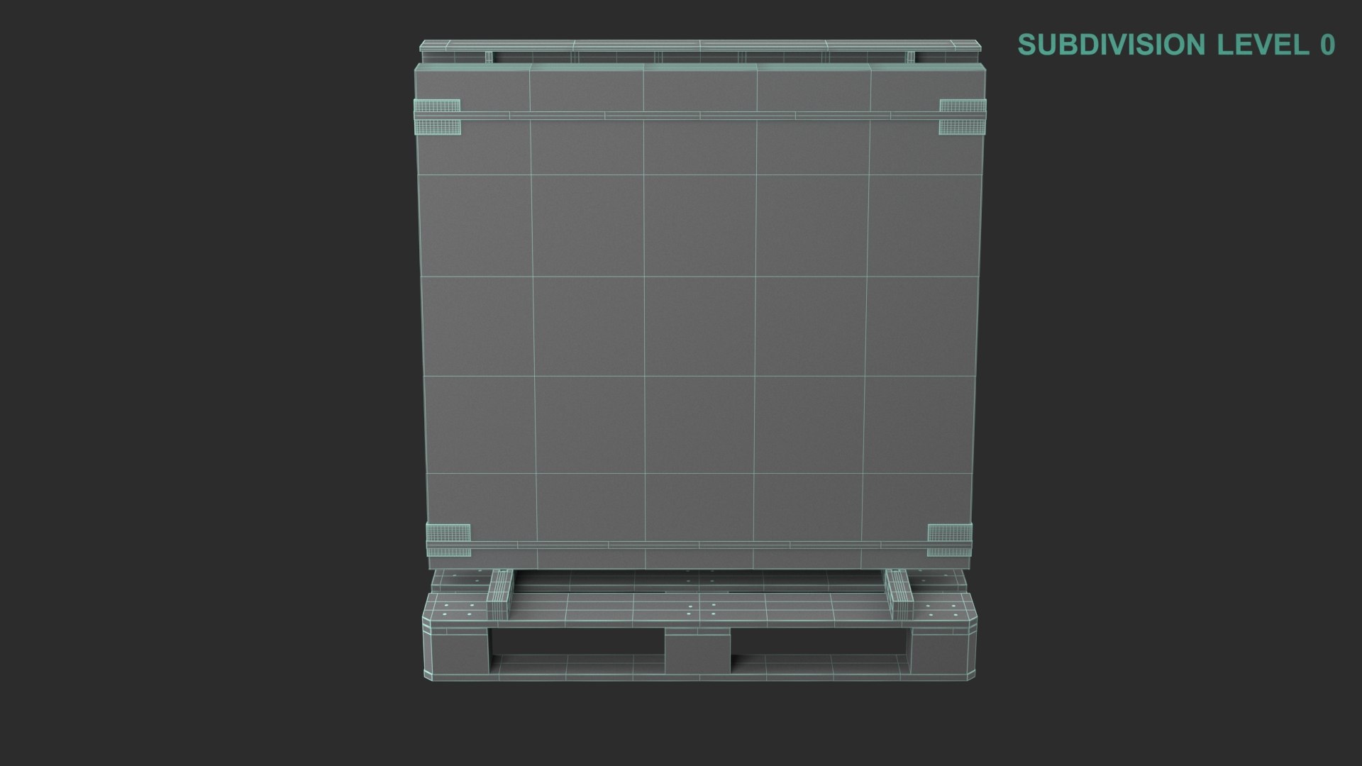 Single A-Frame Pallet Model - TurboSquid 2040232