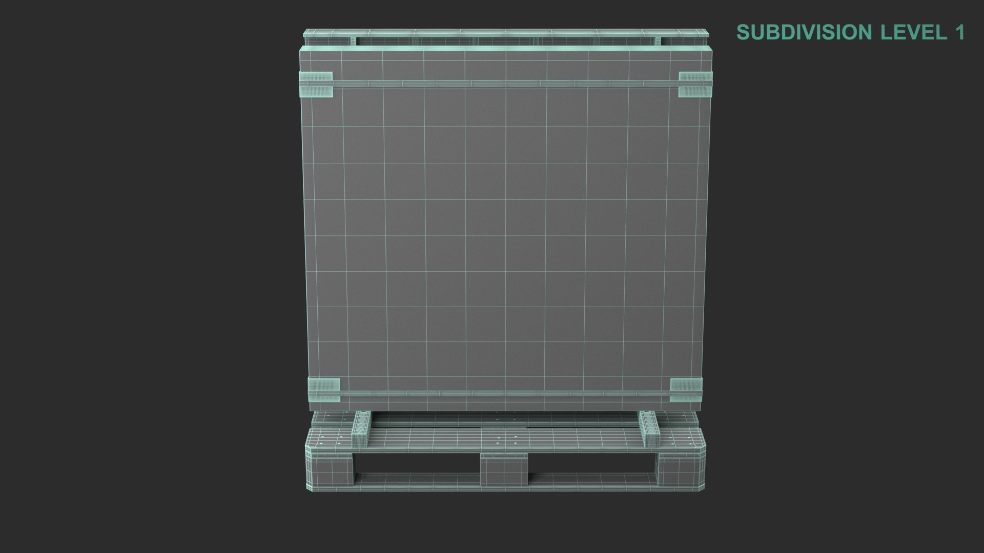 Single A-Frame Pallet Model - TurboSquid 2040232