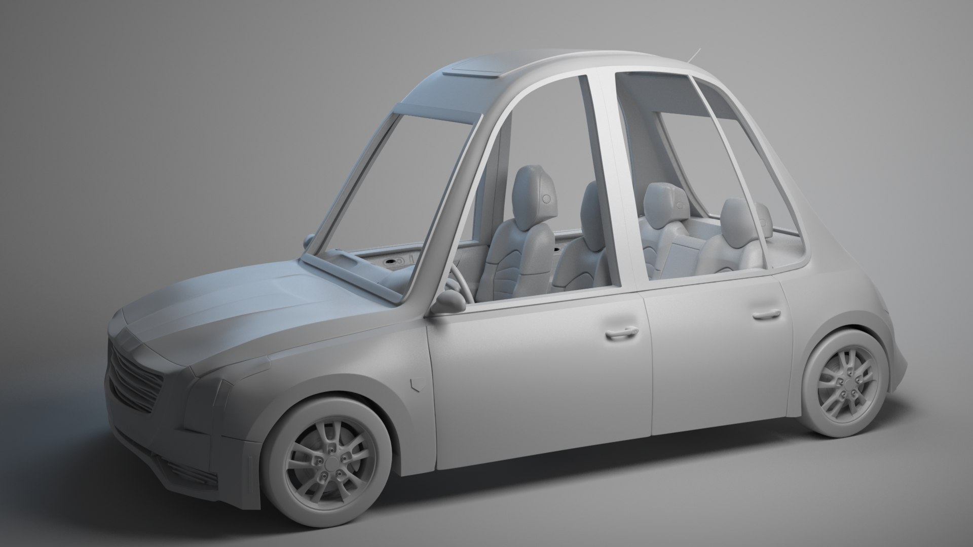 3D Cartoon Car Model | 1145008 | TurboSquid