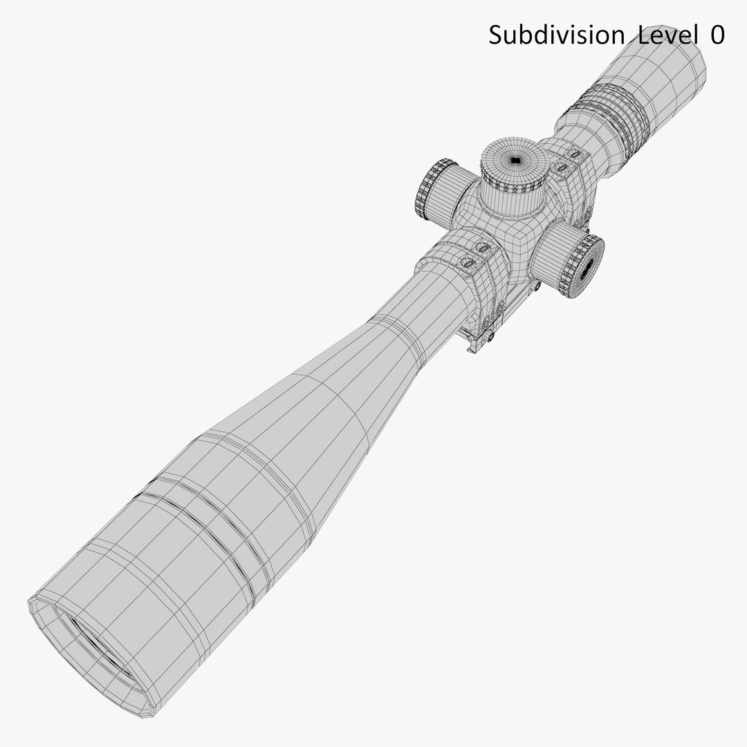 L96a1 Optical Sight 01 3D Model - TurboSquid 1338418