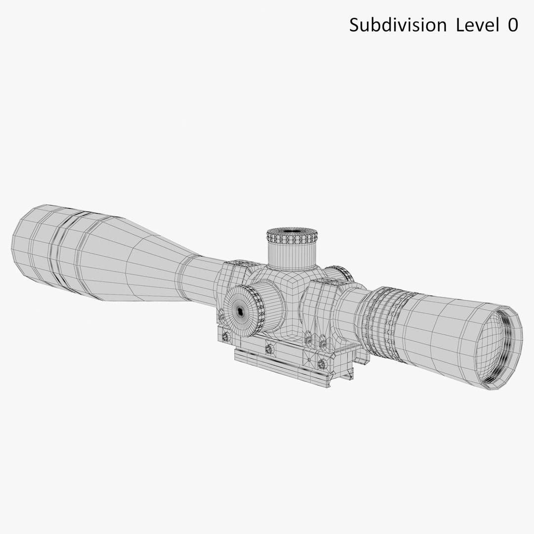 L96a1 Optical Sight 01 3D Model - TurboSquid 1338418