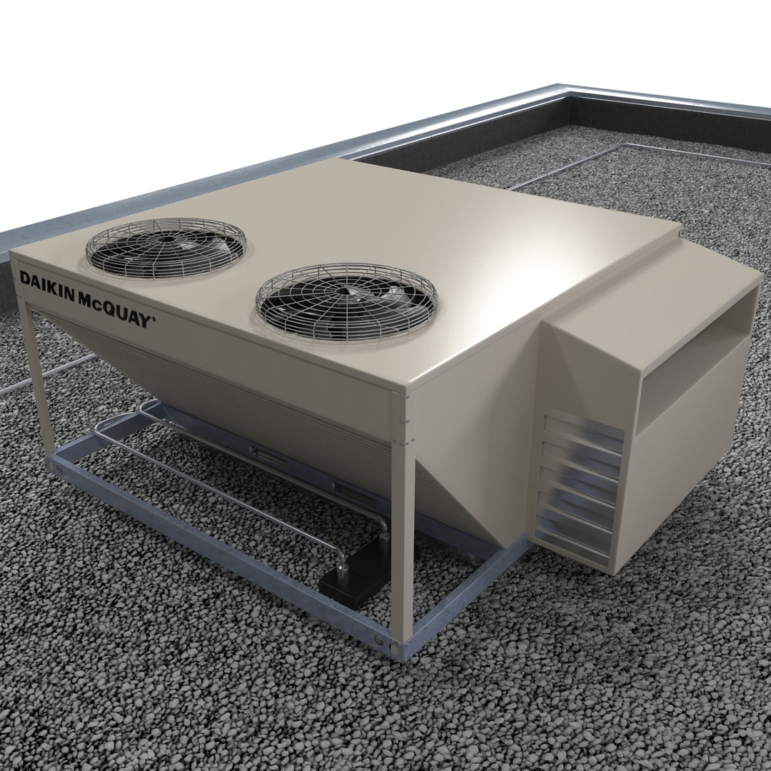 3d rooftop roof model