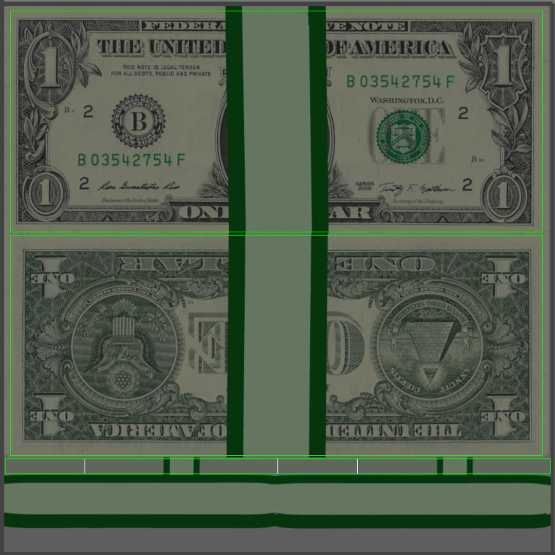 3D model dollars bills - TurboSquid 1654606