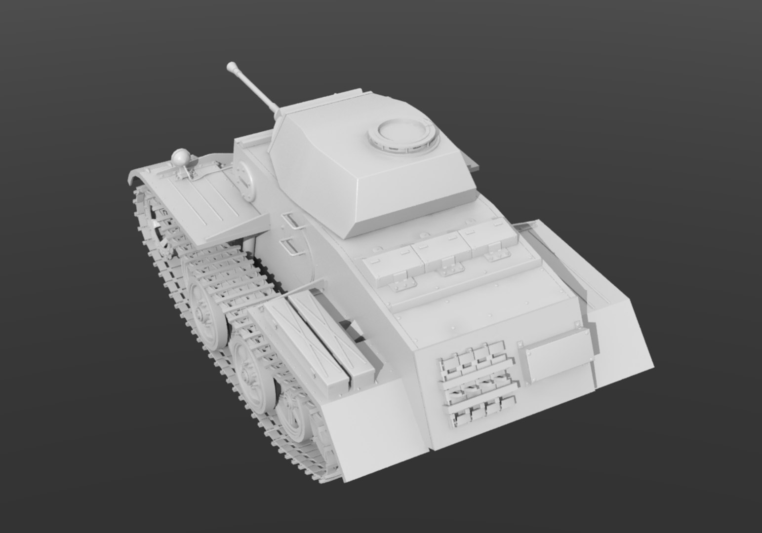 3D panzer 2 j - TurboSquid 1238687