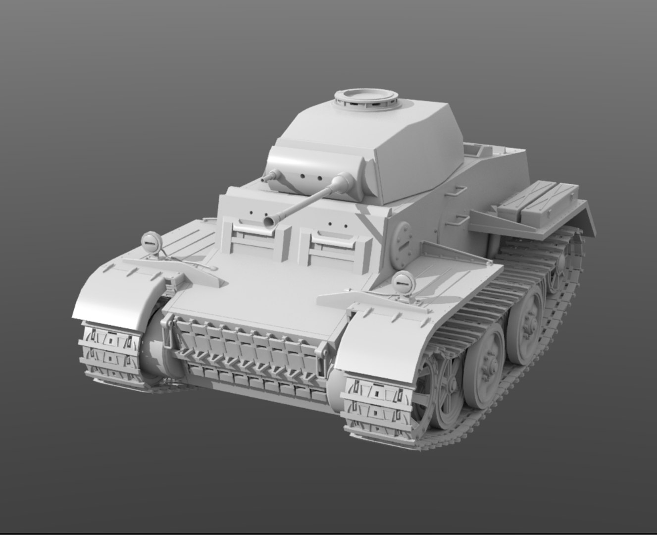 3D panzer 2 j - TurboSquid 1238687