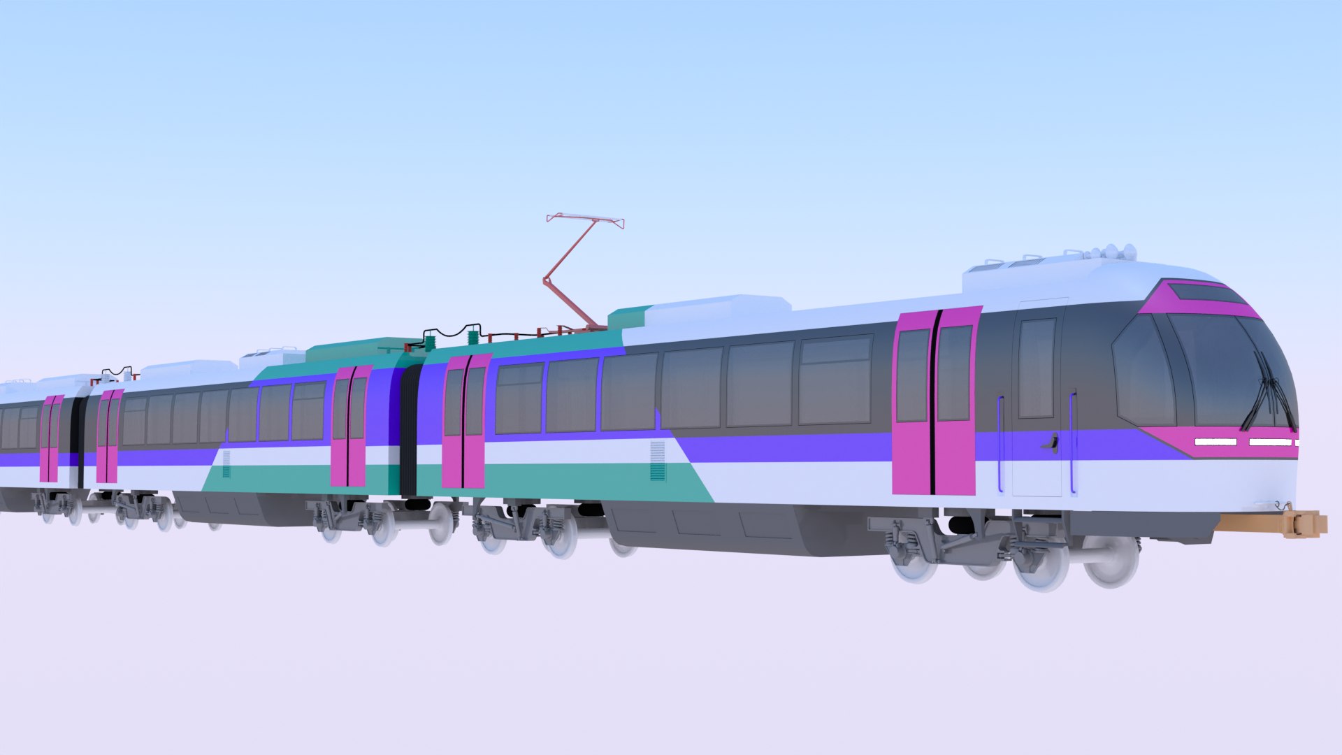 3D Passenger EMU Exterior - TurboSquid 2379969