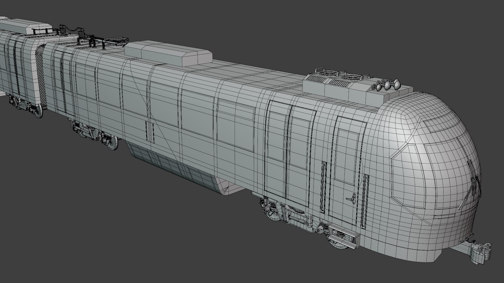 3D Passenger EMU Exterior - TurboSquid 2379969