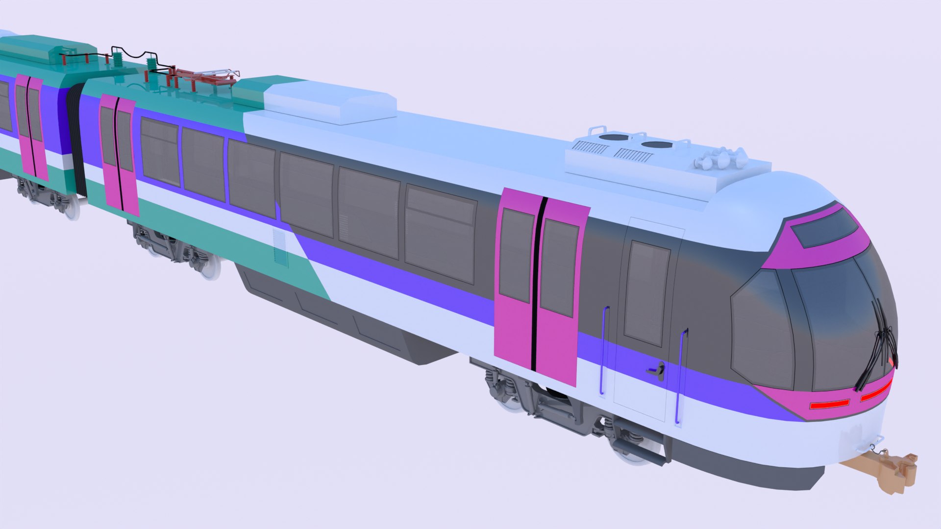 3D Passenger EMU Exterior - TurboSquid 2379969