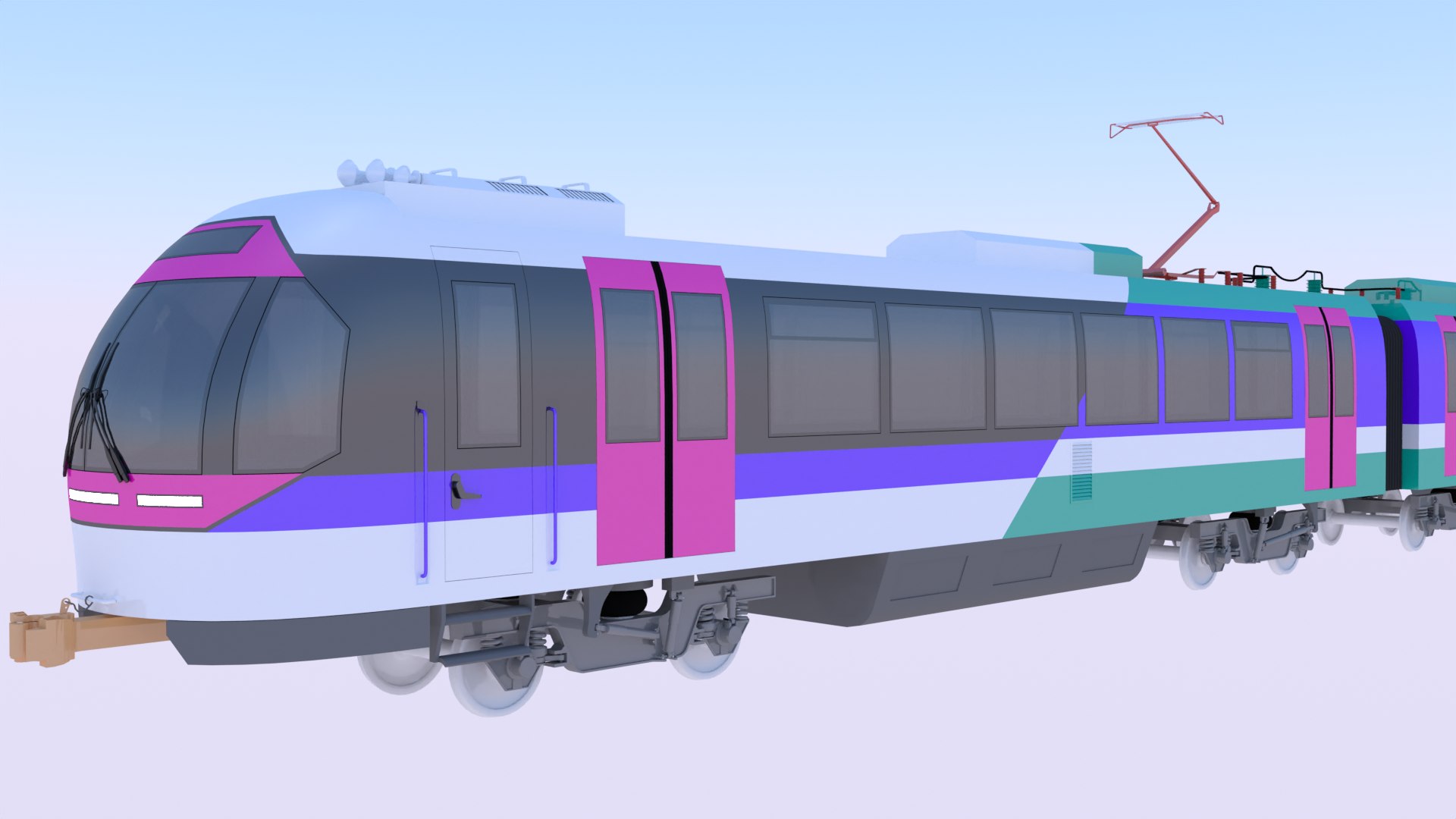 3D Passenger EMU Exterior - TurboSquid 2379969