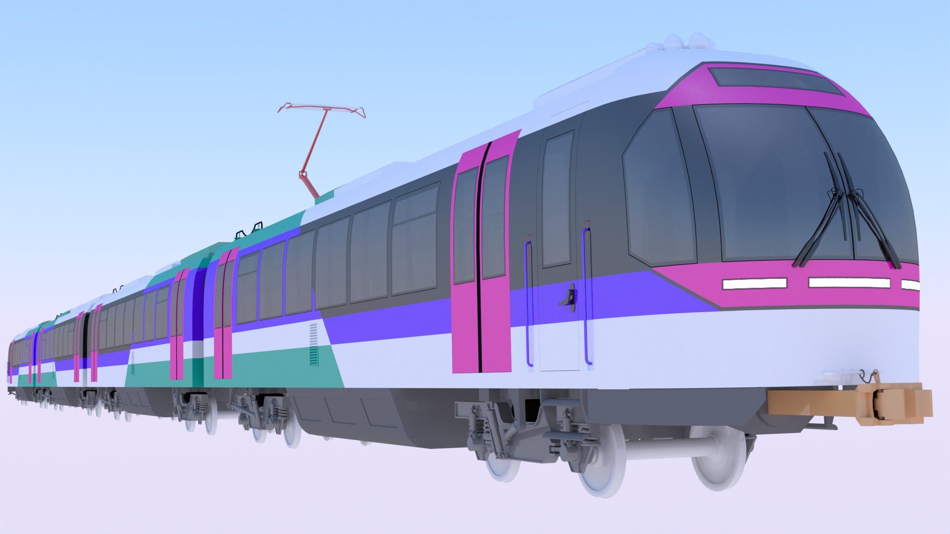 Passenger Trains Bundle 3D Model - TurboSquid 2380244