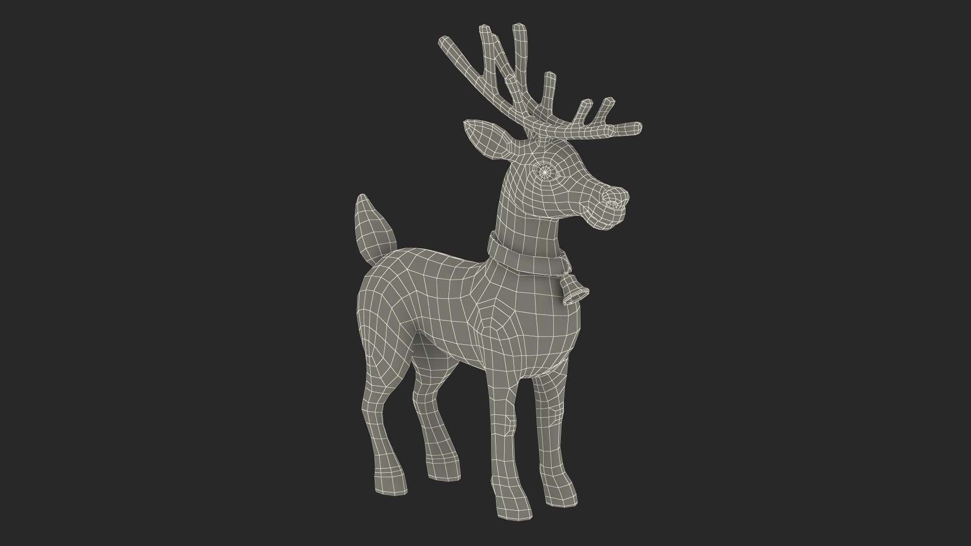 Cartoon Christmas Deer Rigged for Maya 3D model - TurboSquid 2180172