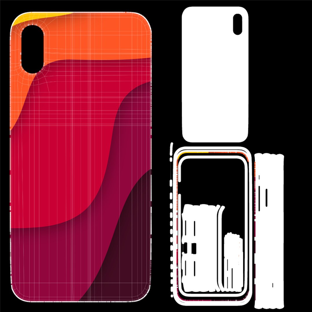 3D phone case model - TurboSquid 1340493