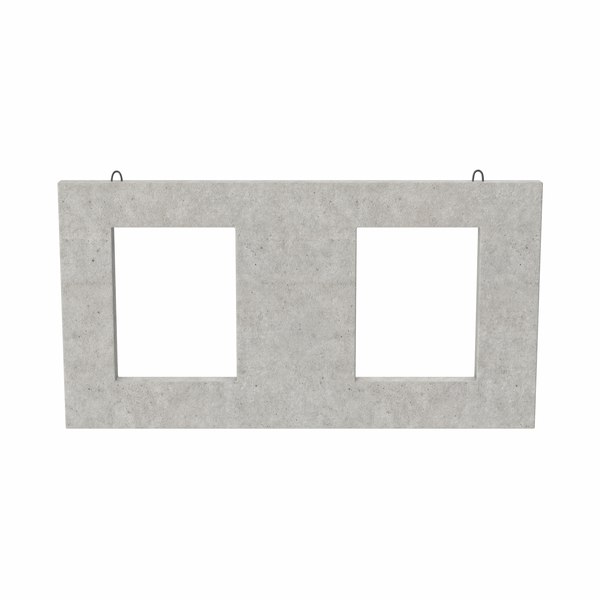 modelo 3d Colección Fachadas de Hormigón - TurboSquid 2145602