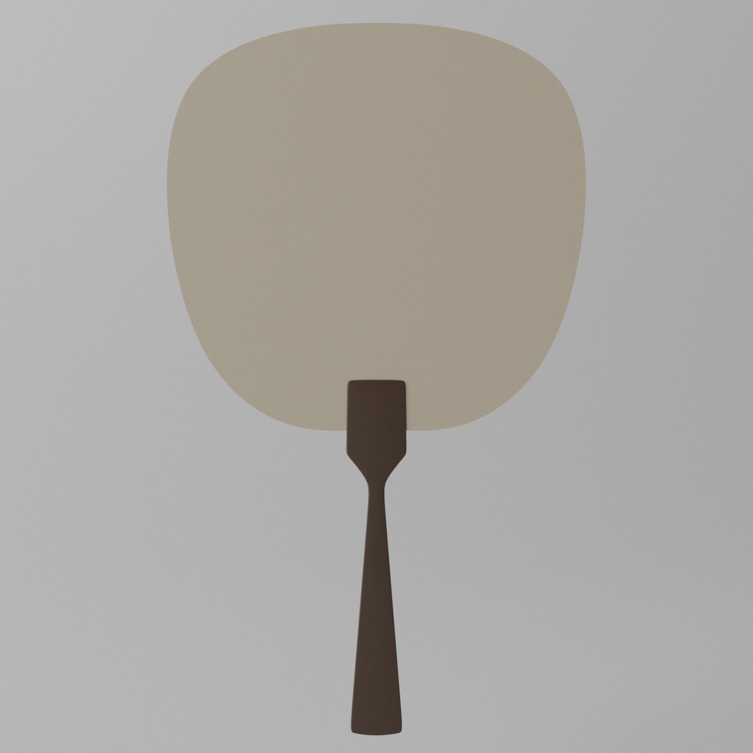 Japanese Traditional Hand Fan 3D Model - TurboSquid 2089156