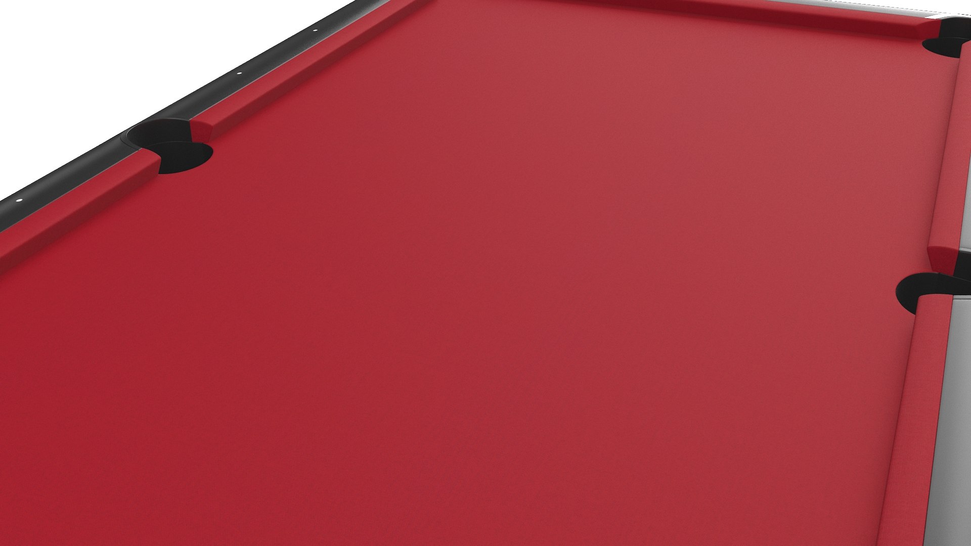 3D Pool Table Red Empty - TurboSquid 2217959