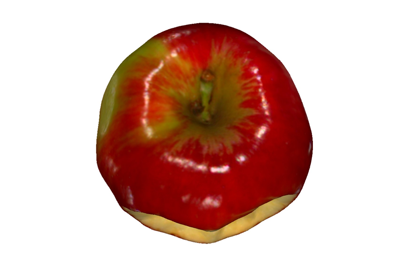 3D Bitten Apple - TurboSquid 1627338