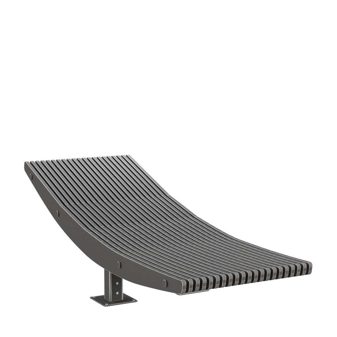 Park Benches Chaise Lounge 3D Model 3D Model - TurboSquid 2192580