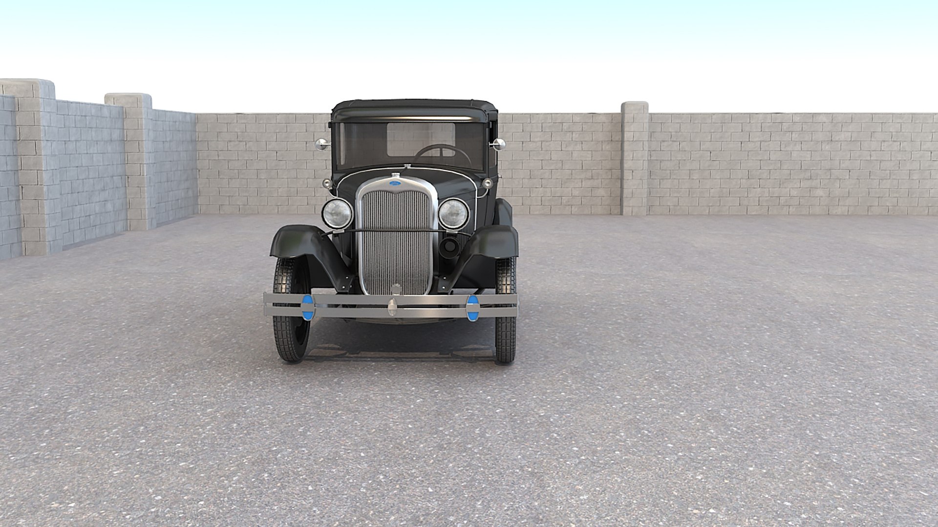 Classic Car Model - TurboSquid 2208341