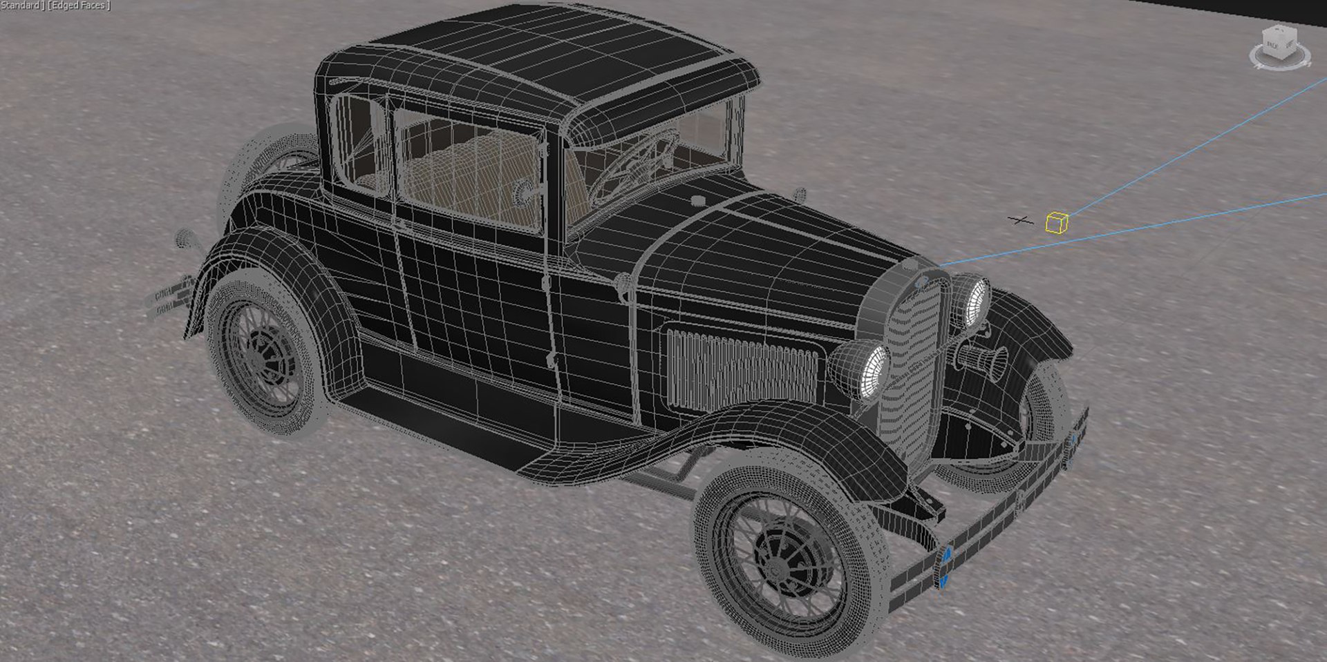 Classic Car Model - TurboSquid 2208341