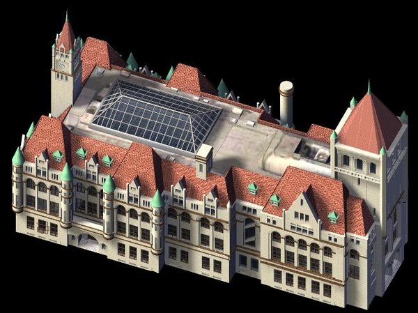 modelo 3d Landmark Center StPaul MN.gmax - TurboSquid 238162