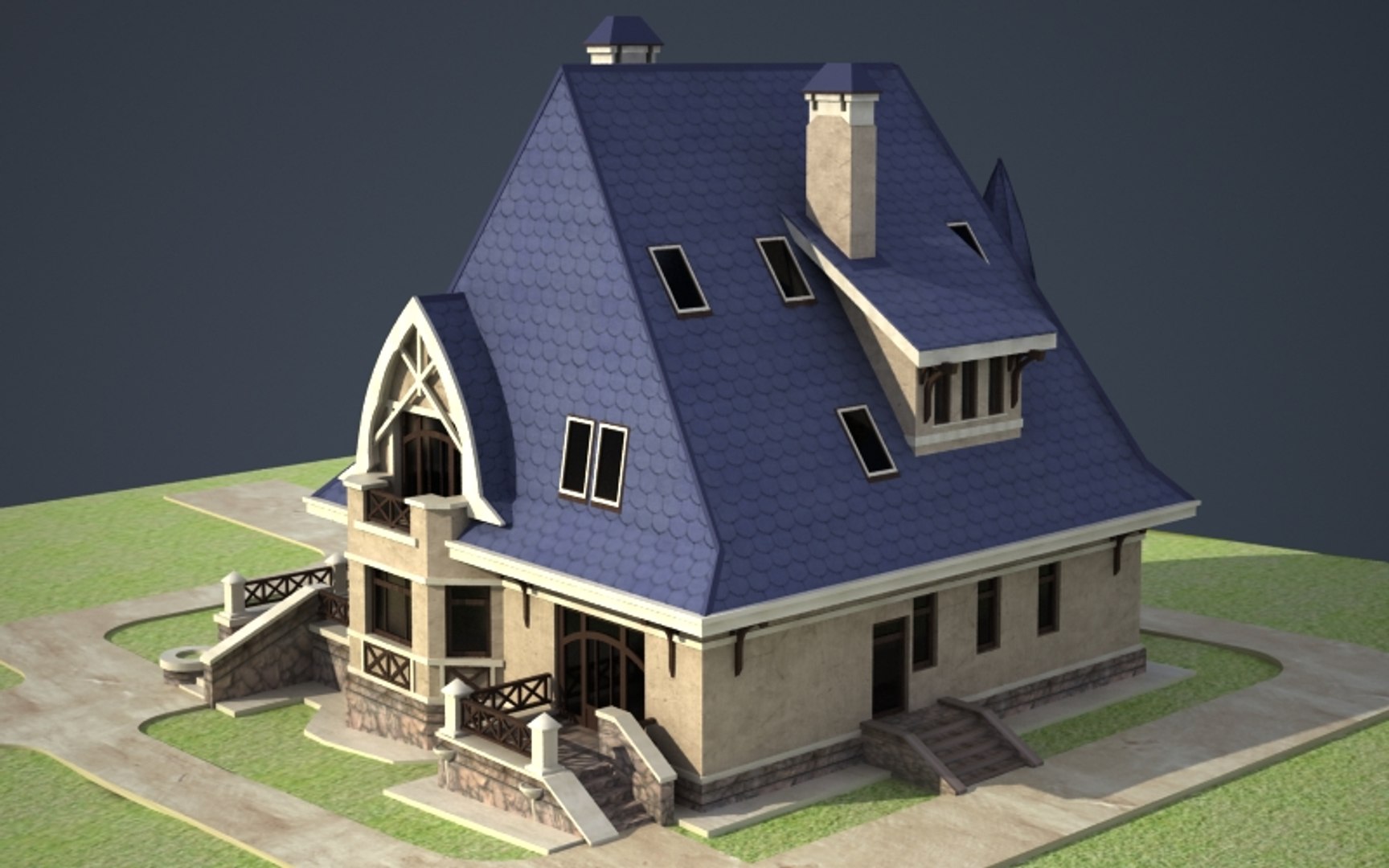 House Place 3d Model