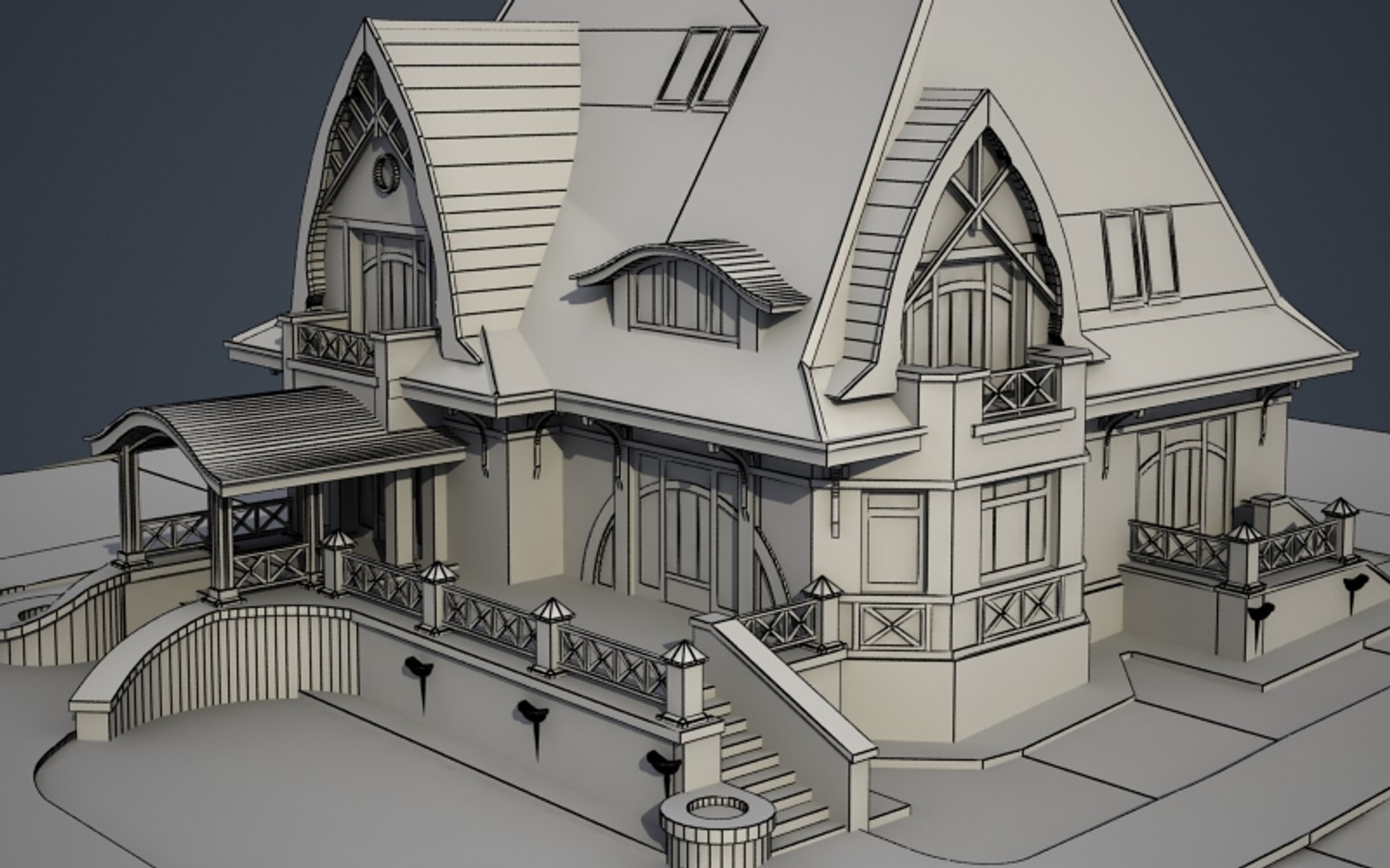 House Place 3d Model