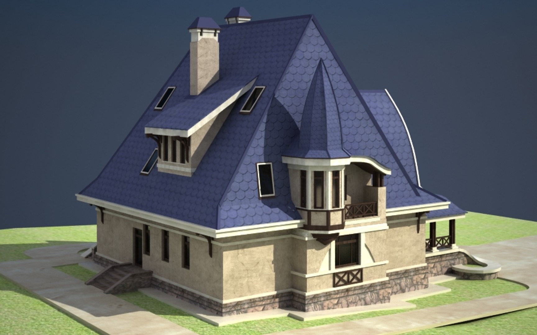 House Place 3d Model