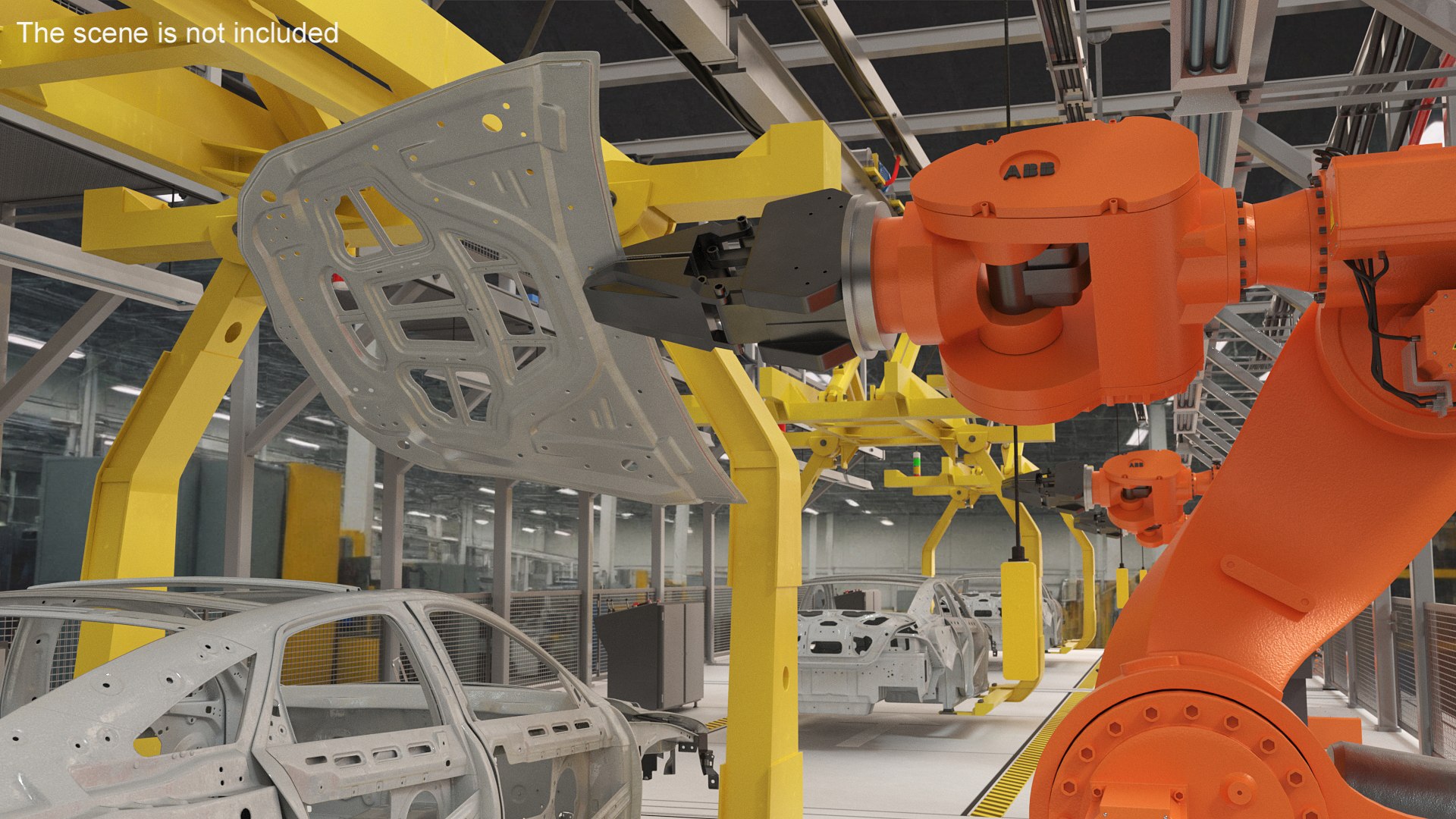 ABB IRB 7600 With Gripper Car Hood Inner Panel Rigged 3D - TurboSquid ...