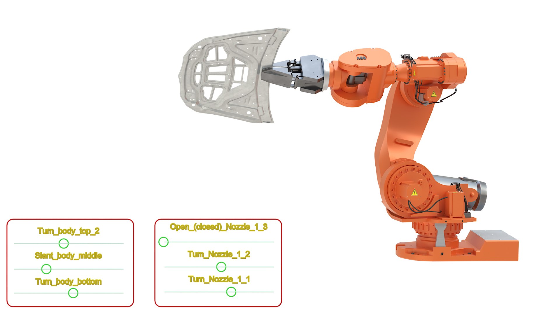 ABB IRB 7600 With Gripper Car Hood Inner Panel Rigged 3D - TurboSquid ...