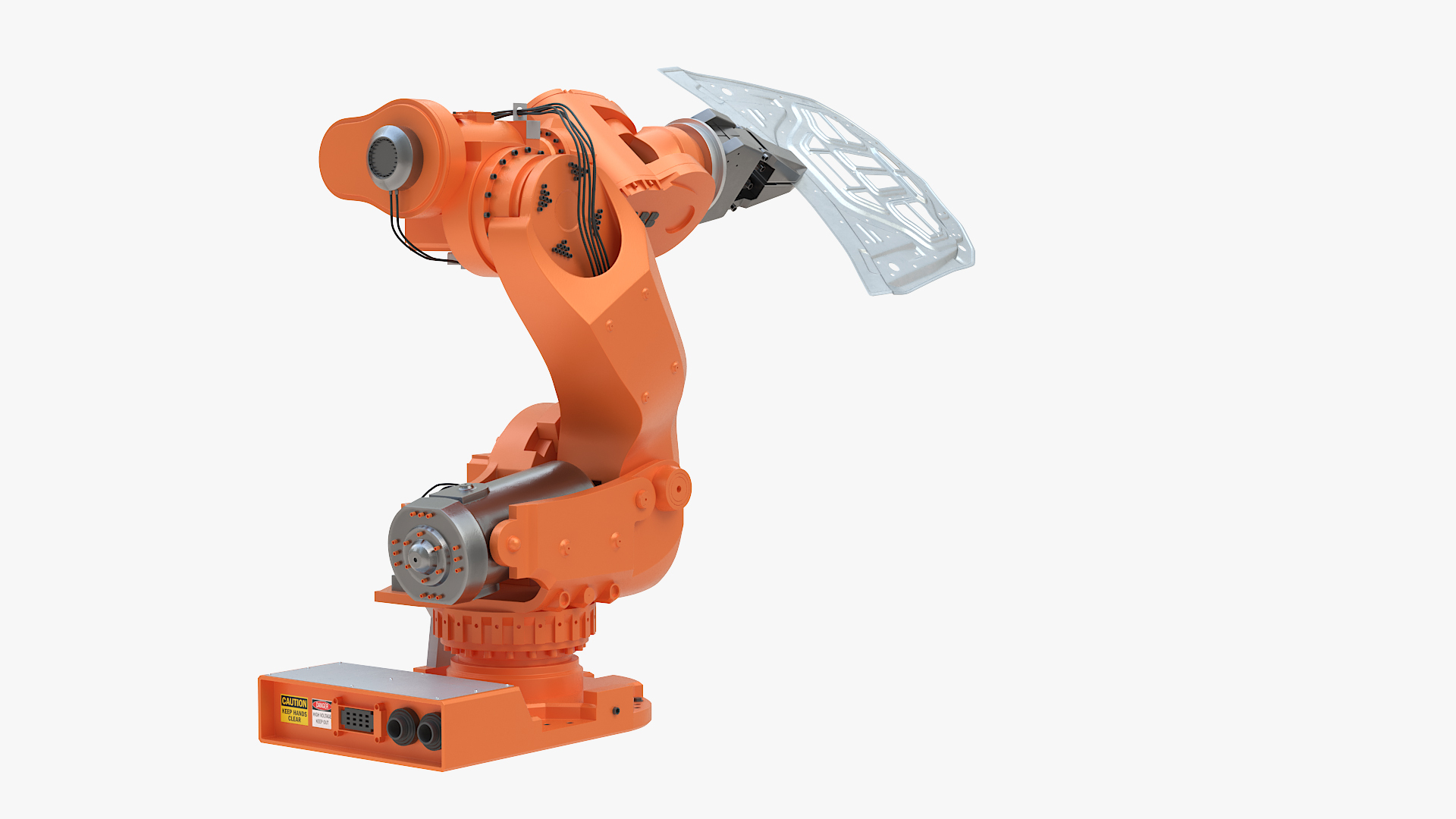 ABB IRB 7600 With Gripper Car Hood Inner Panel Rigged 3D - TurboSquid ...