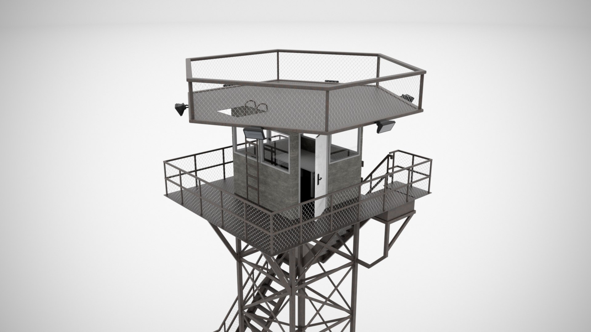 Observation Tower 3D Model - TurboSquid 1548159