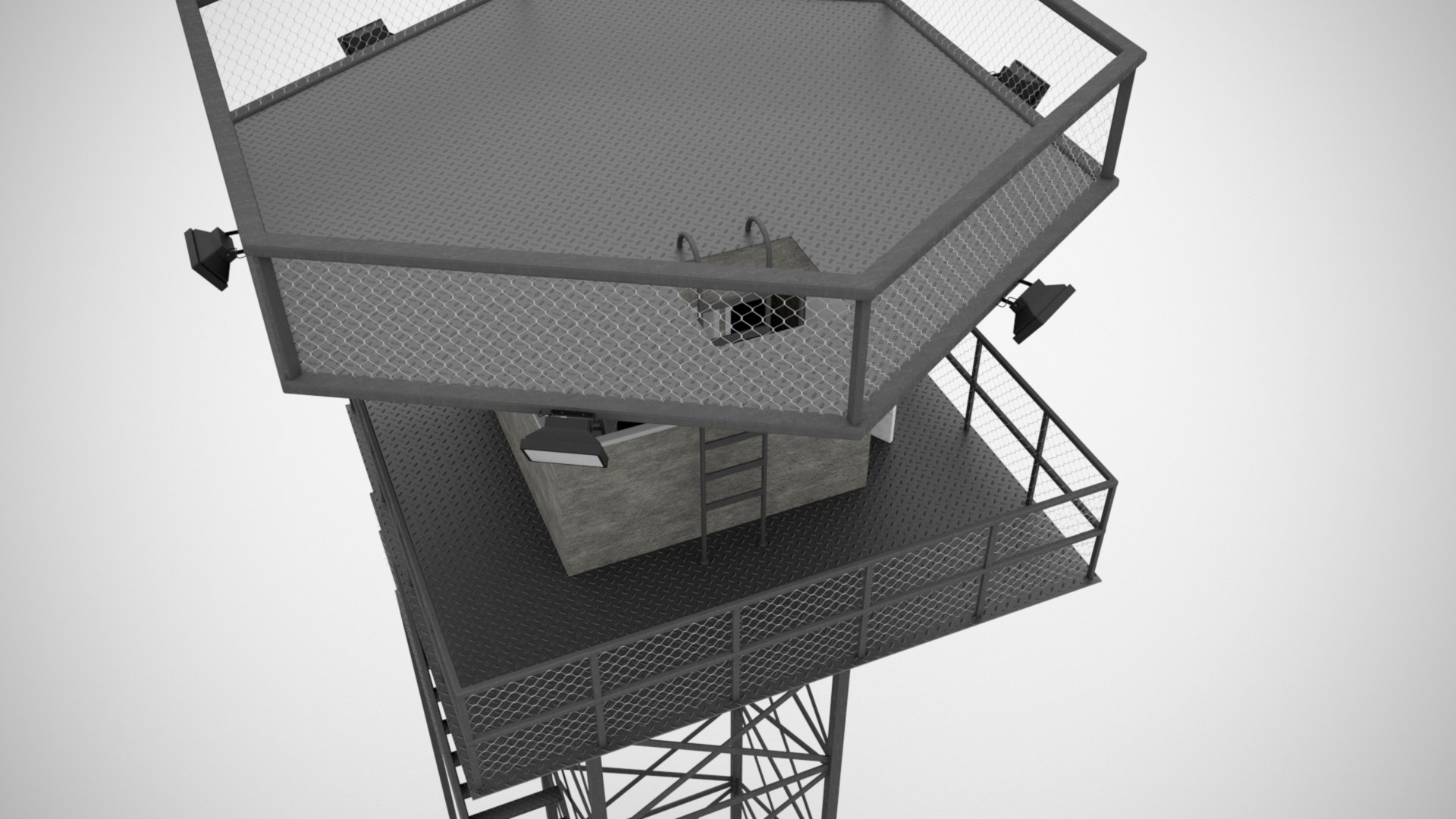 Observation Tower 3D Model - TurboSquid 1548159