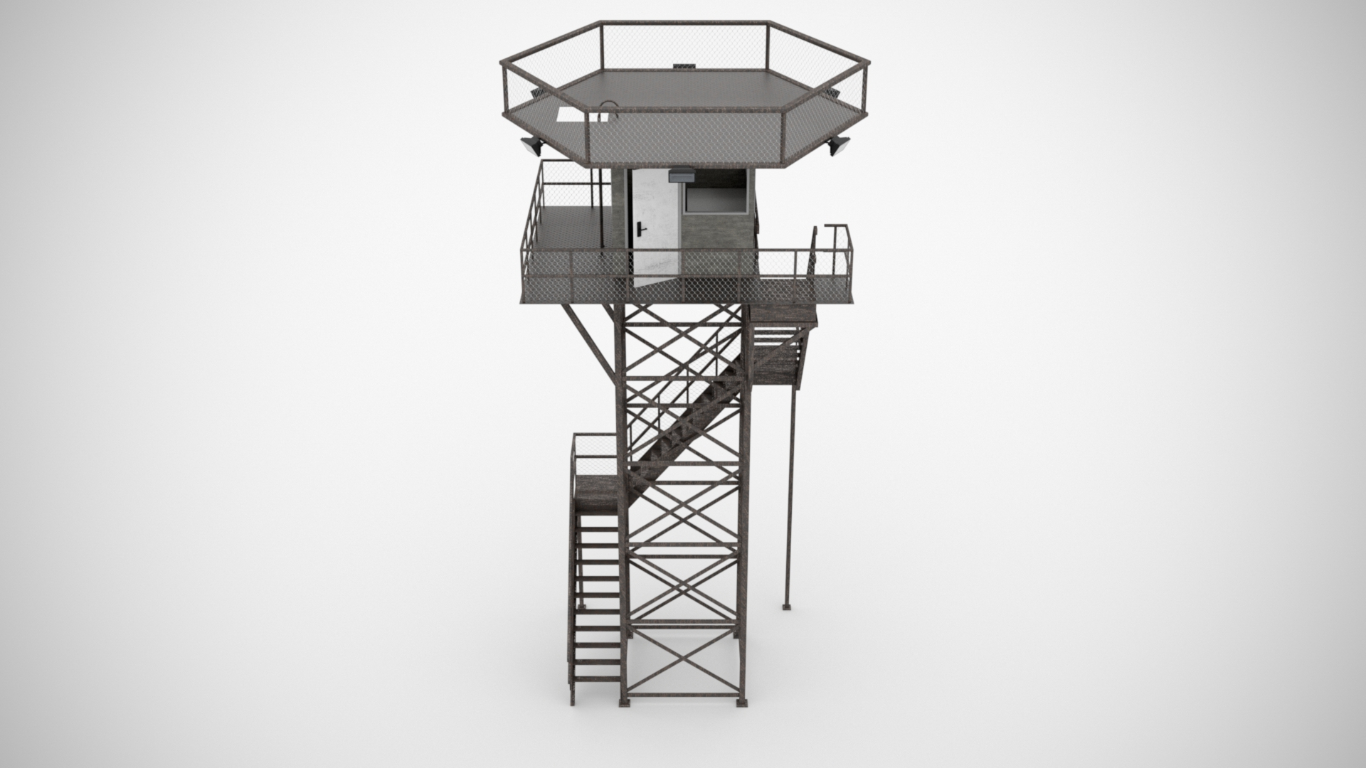 Observation Tower 3D Model - TurboSquid 1548159