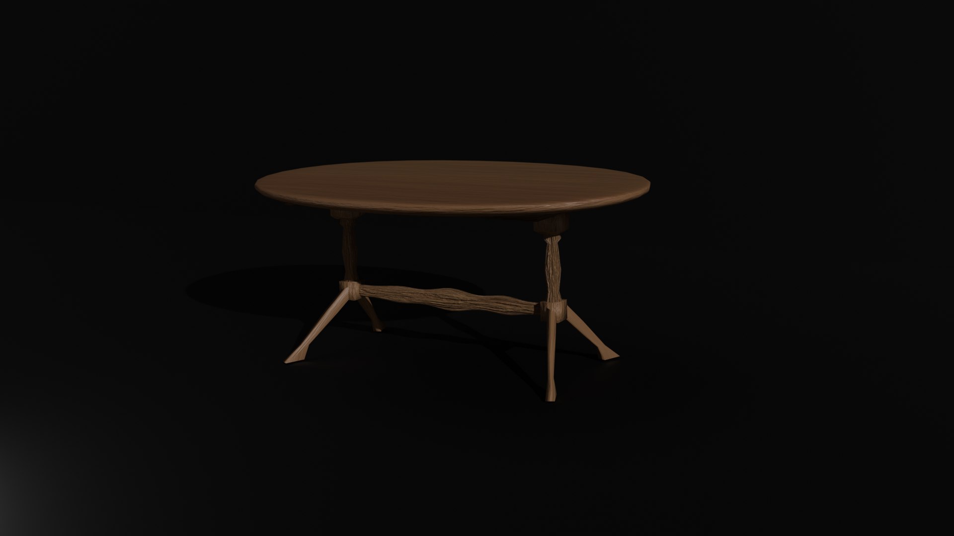 Wooden Table Model - TurboSquid 2340491