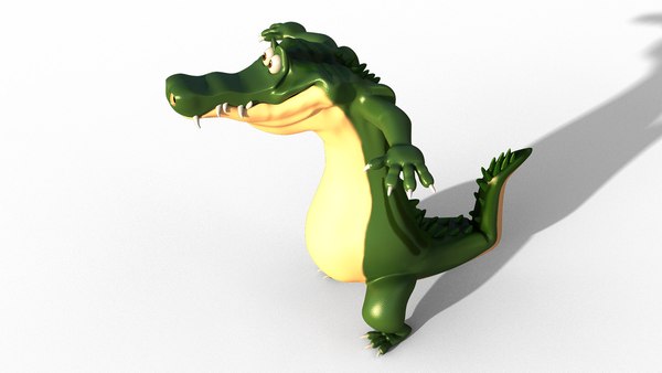 cartoon croc 3d 3ds