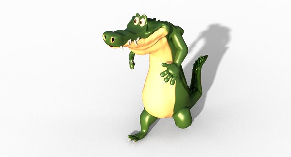 cartoon croc 3d 3ds