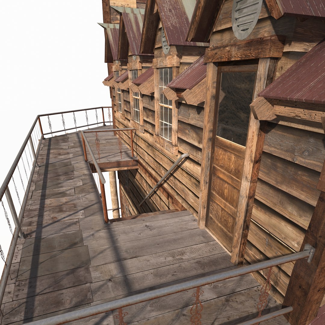 Building wild west 3D model - TurboSquid 1214597