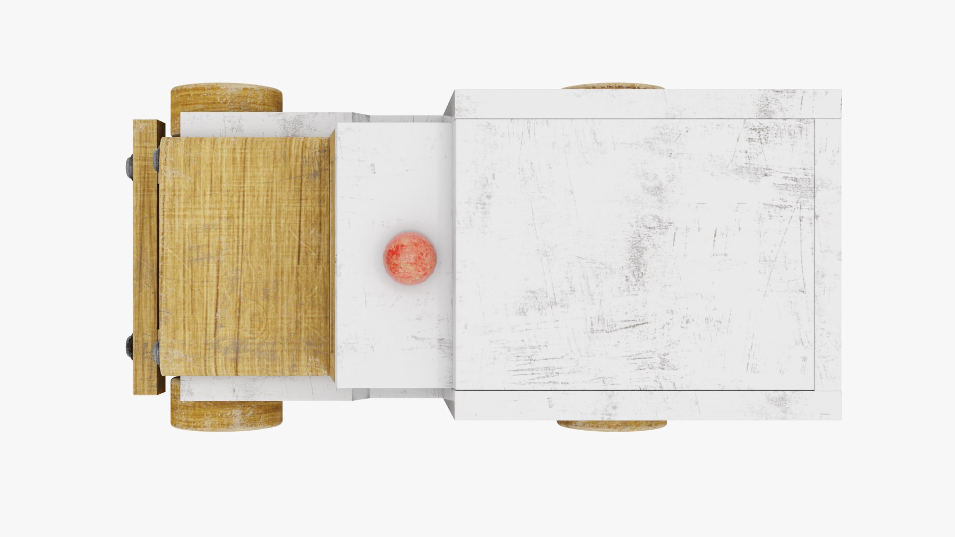 3D Wood Toy Ambulance Car - TurboSquid 1516236