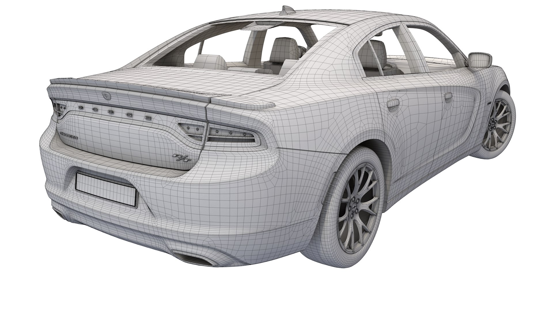 3D Dodge Charger RT Model - TurboSquid 2142779