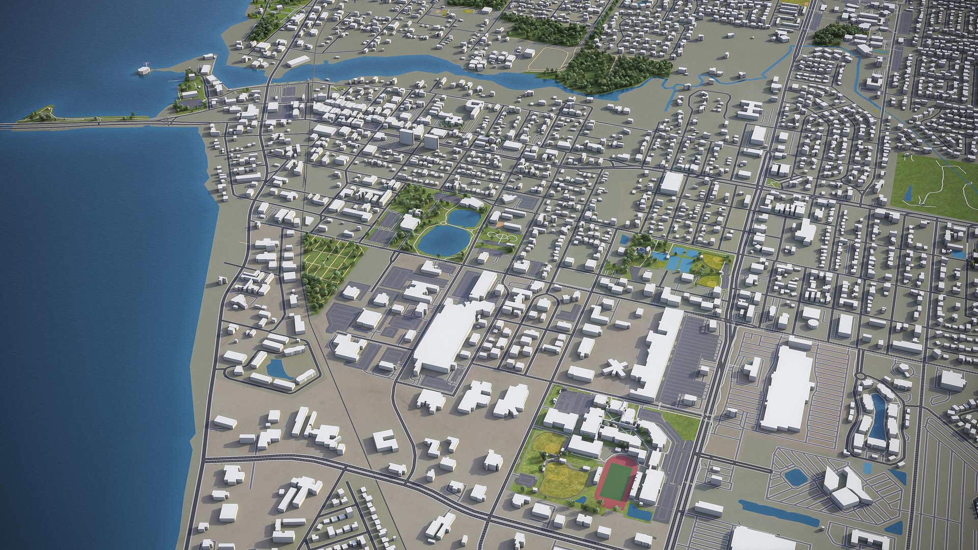 Melbourne Model - TurboSquid 1555506