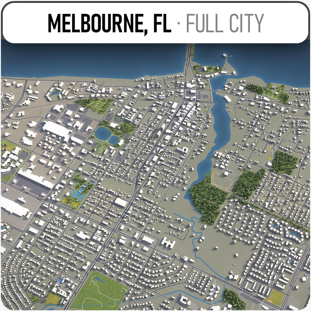 Melbourne model - TurboSquid 1555506