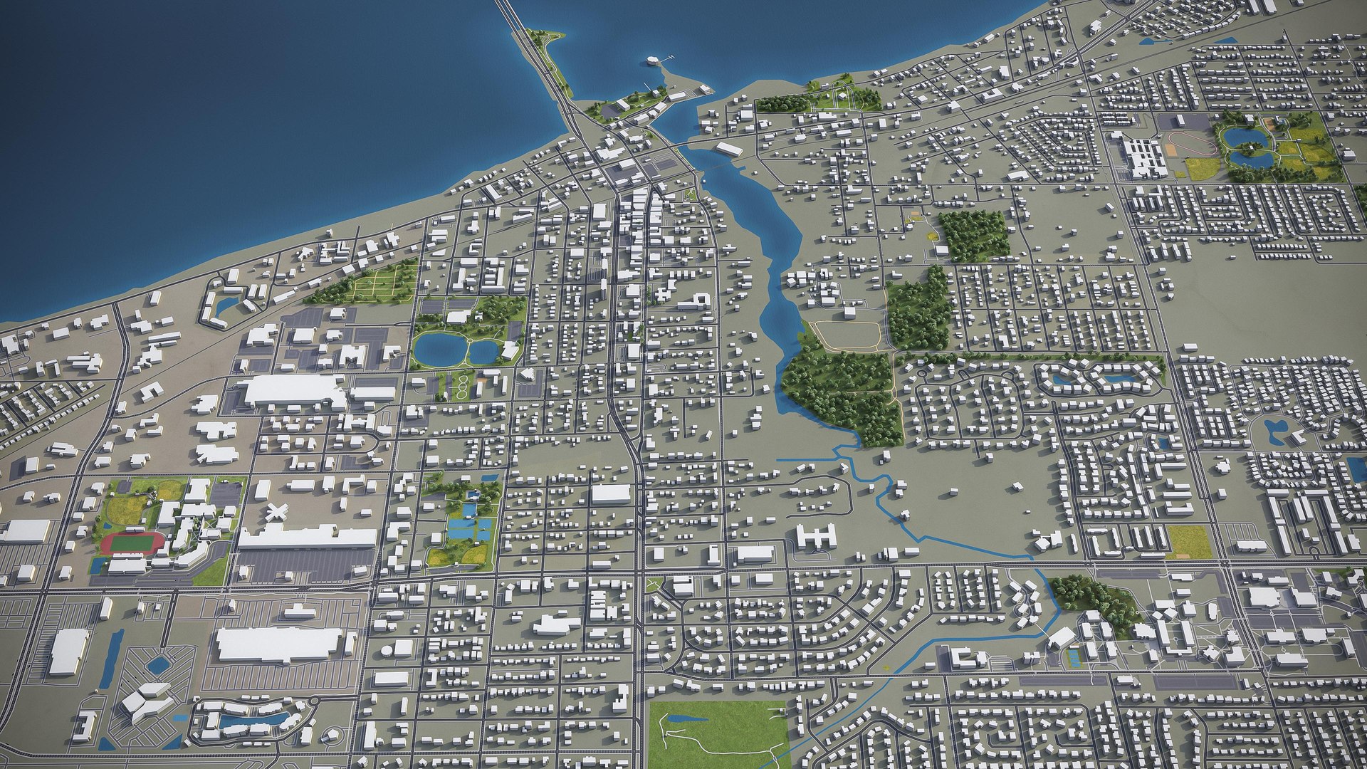 Melbourne Model - TurboSquid 1555506