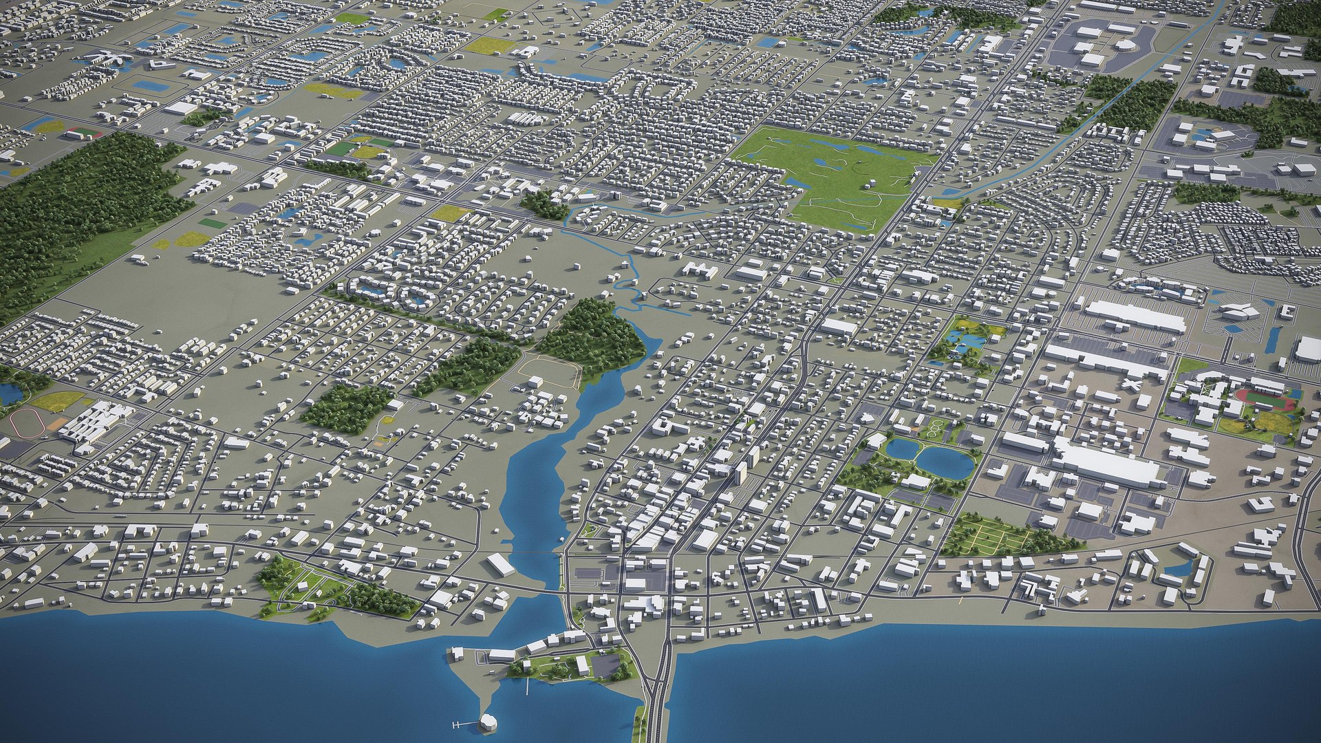 Melbourne Model - TurboSquid 1555506