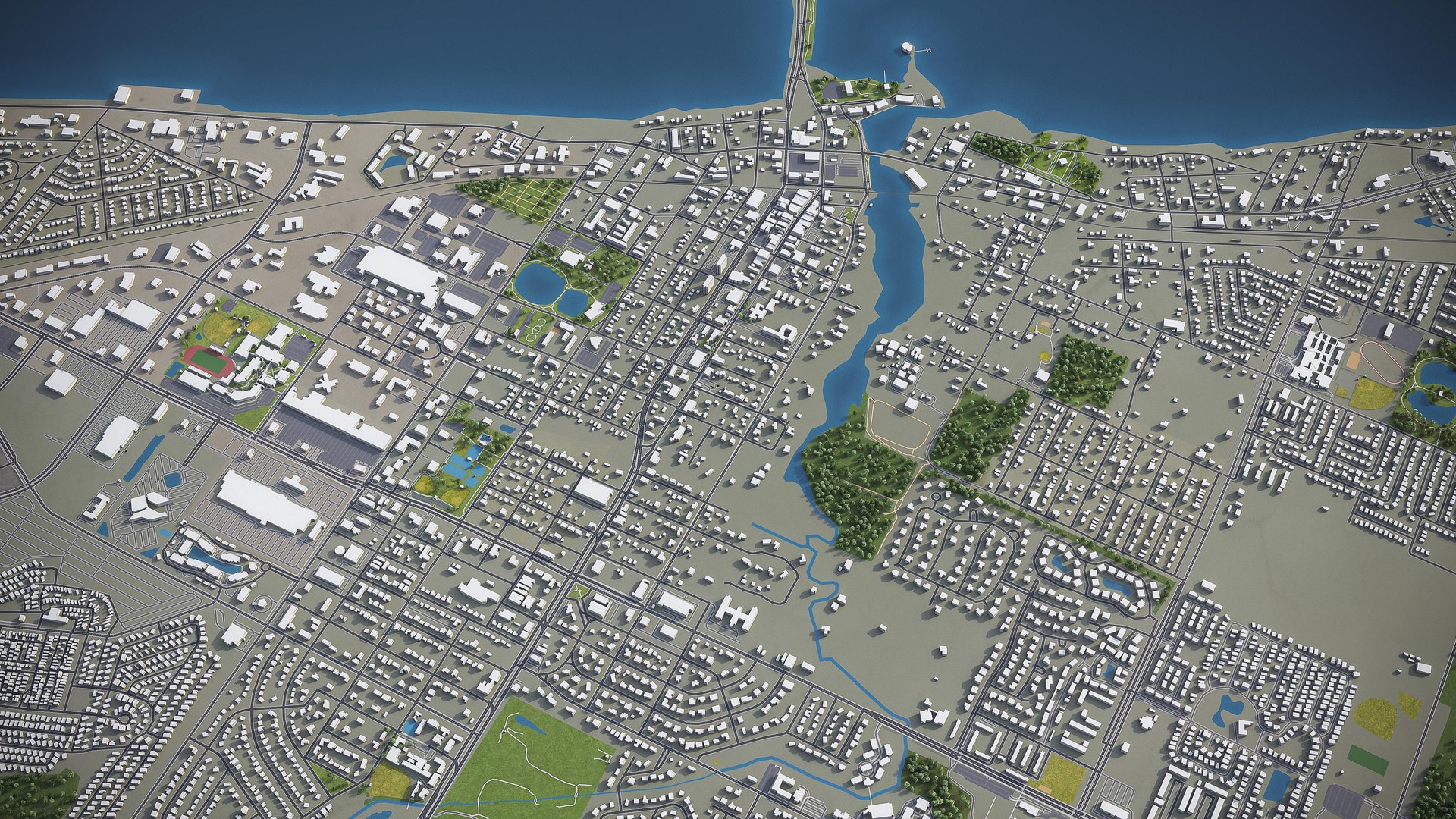 Melbourne Model - TurboSquid 1555506