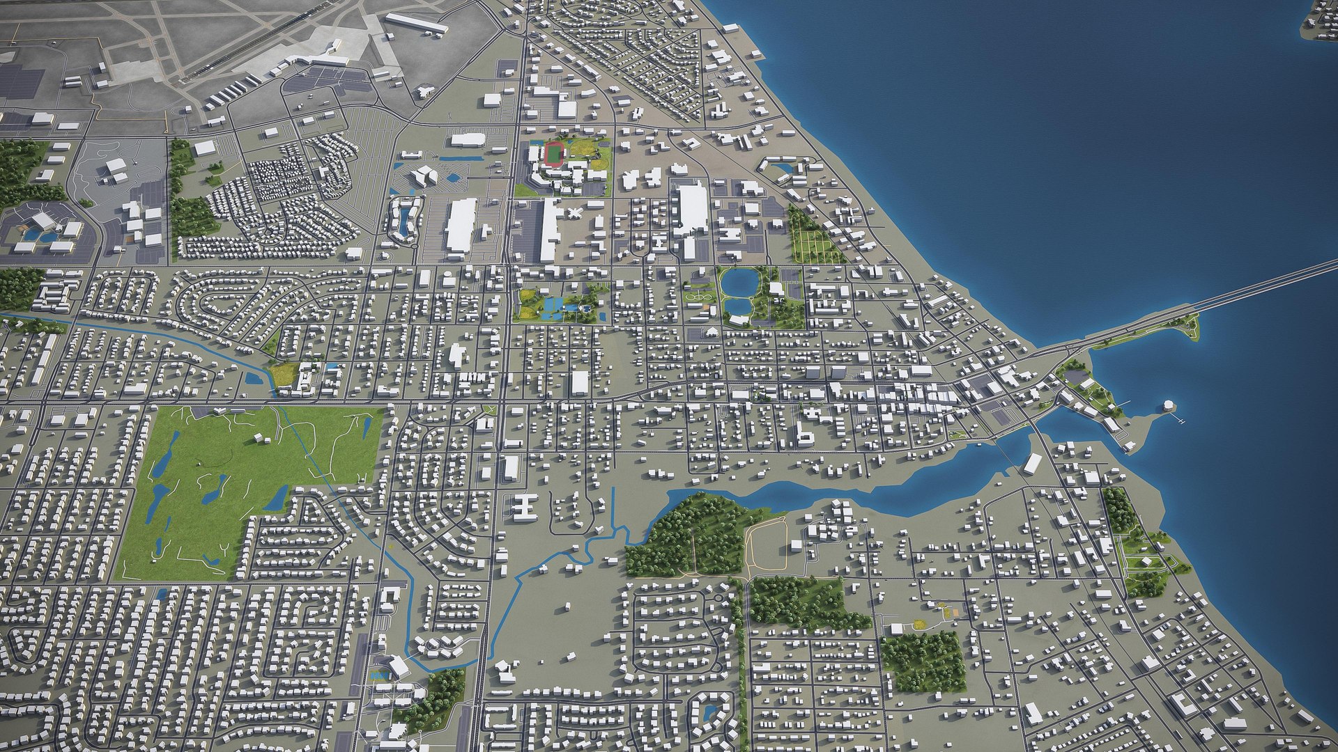 Melbourne Model - TurboSquid 1555506