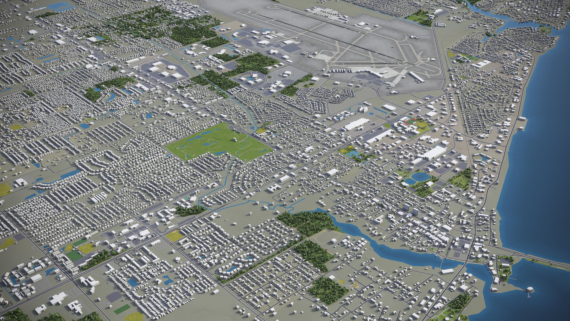 Melbourne Model - TurboSquid 1555506