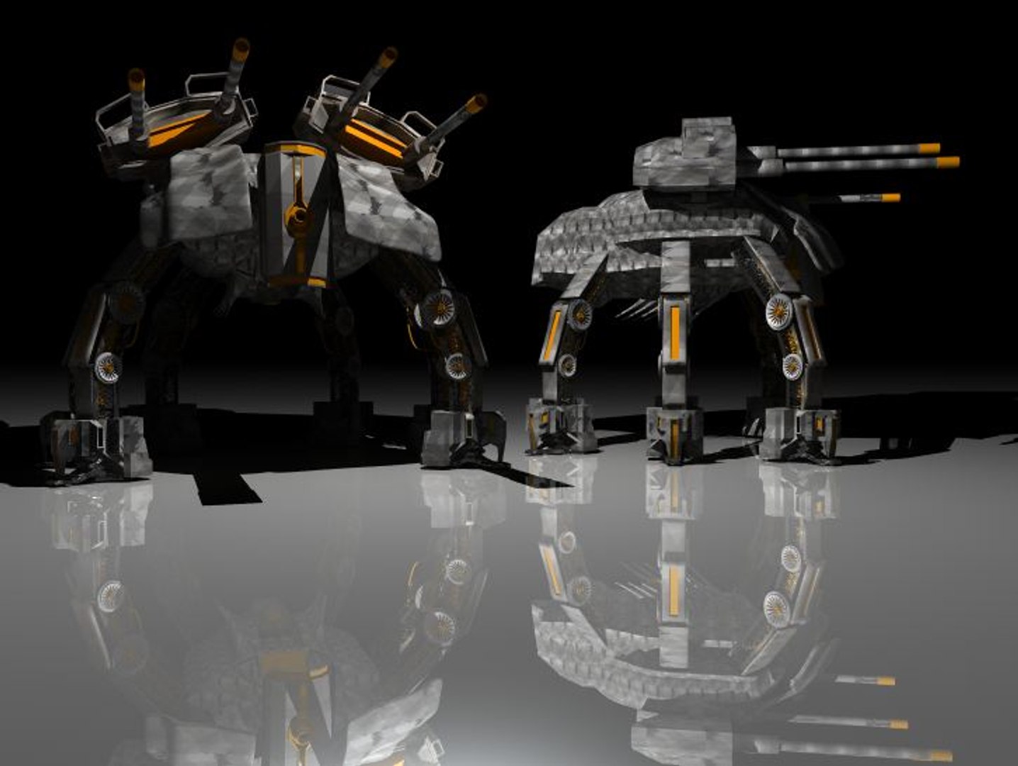 mech robot 3d model